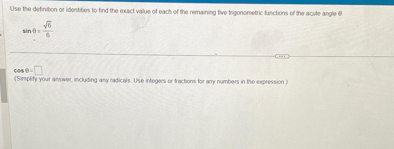 Solved Use the definition or identities to find the exact | Chegg.com Solved Use the definition or identities to find the exact | Chegg.com