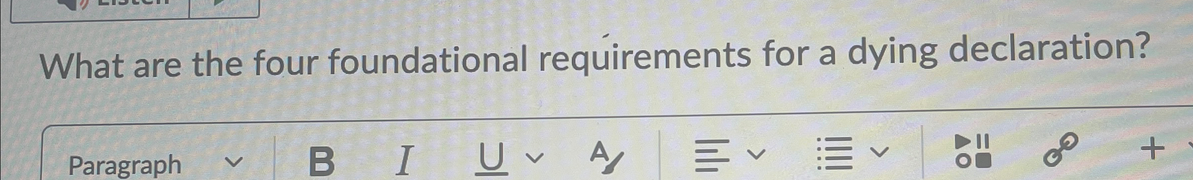 Solved What are the four foundational requirements for a | Chegg.com