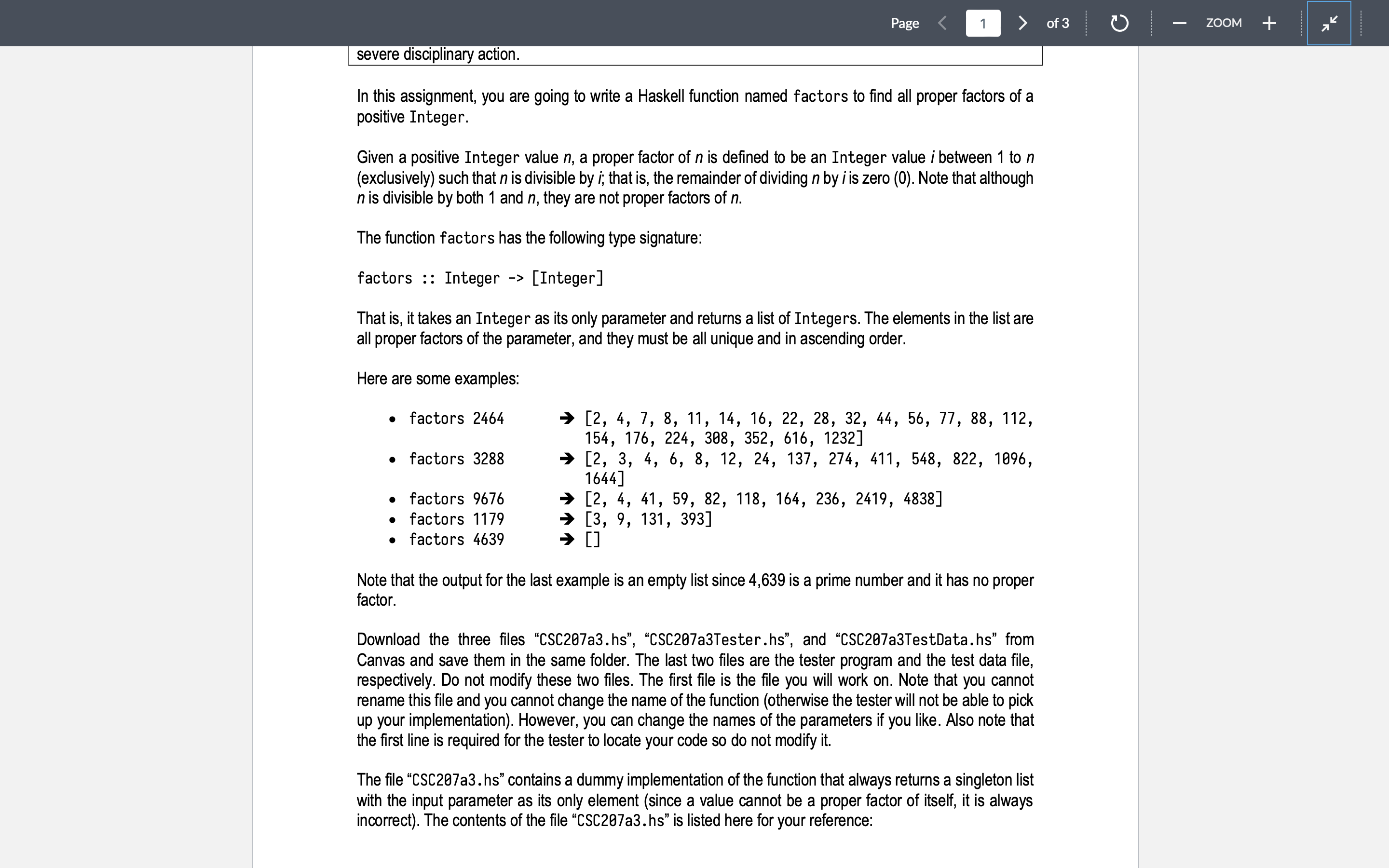 In this assignment, you are going to write a Haskell | Chegg.com