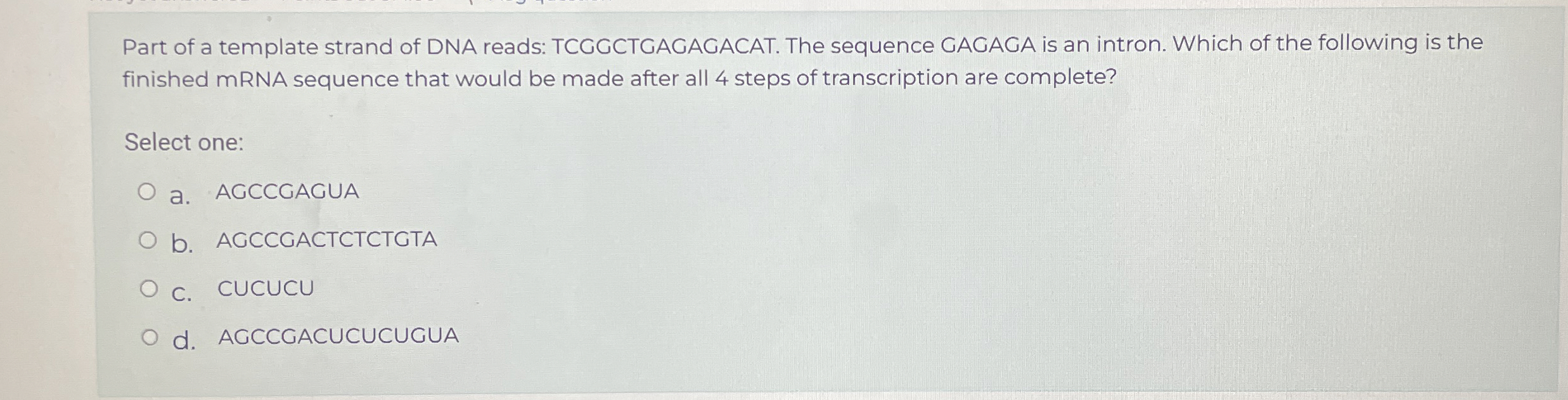 Solved Part of a template strand of DNA reads: | Chegg.com