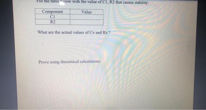 Solved • Part B: Schering Bridge: 1- Construct the Schering | Chegg.com