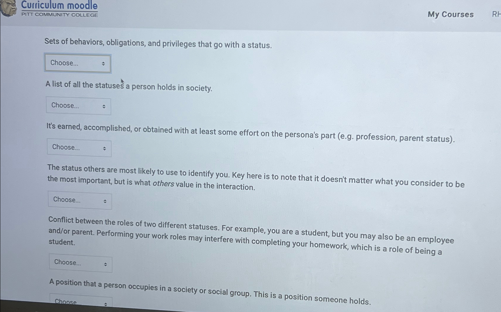 Solved Sets of behaviors, obligations, and privileges that | Chegg.com