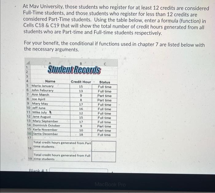 Solved At Mav University, those students who register for at | Chegg.com