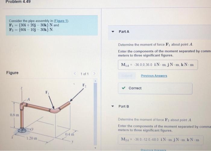 Solved Problem 4.49 Consider the pipe assembly in (Figure | Chegg.com