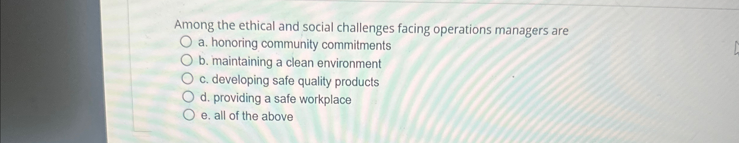Solved Among the ethical and social challenges facing | Chegg.com