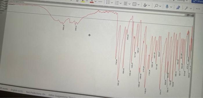 Solved Can someone please draw out the structure of the IR | Chegg.com