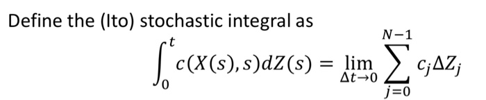 4. (5 marks) Ito calculus. (a) Let X(t) and Y(t) be | Chegg.com