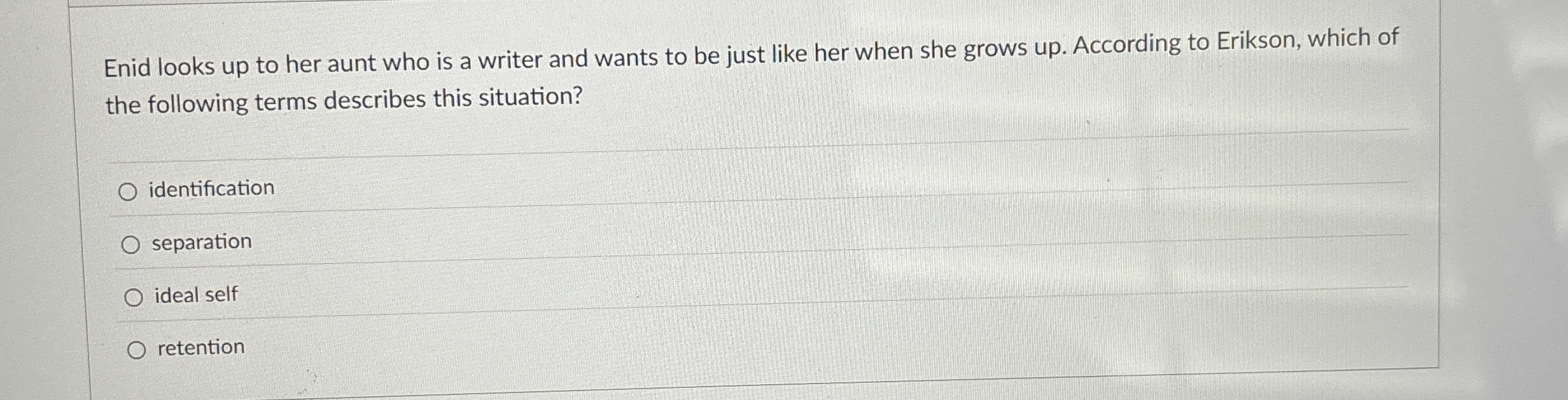 Solved Enid looks up to her aunt who is a writer and wants | Chegg.com