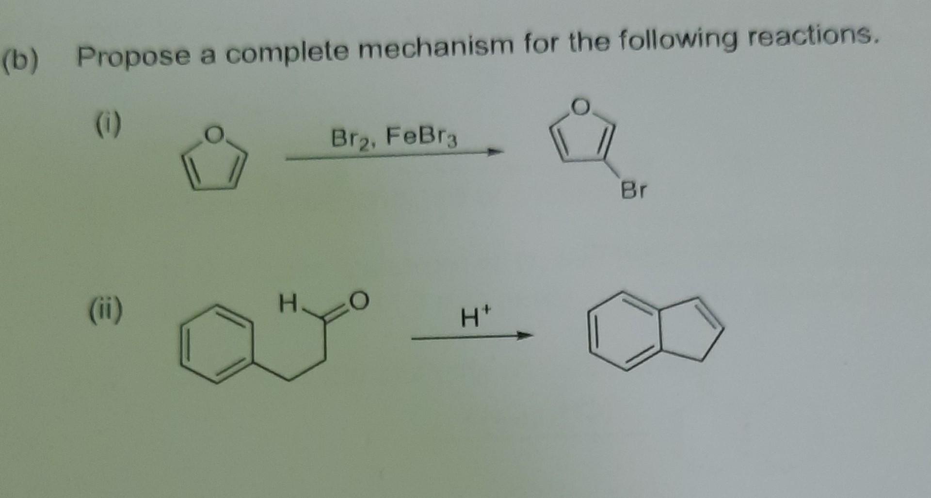Solved Propose a complete mechanism for the following | Chegg.com