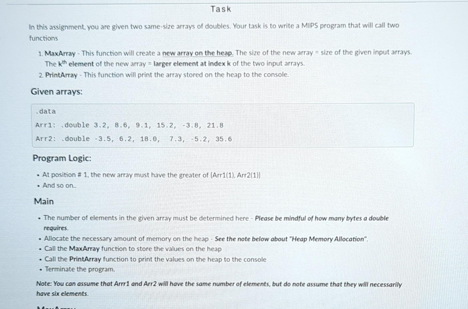 Solved In this assignment, you are given two same-size | Chegg.com
