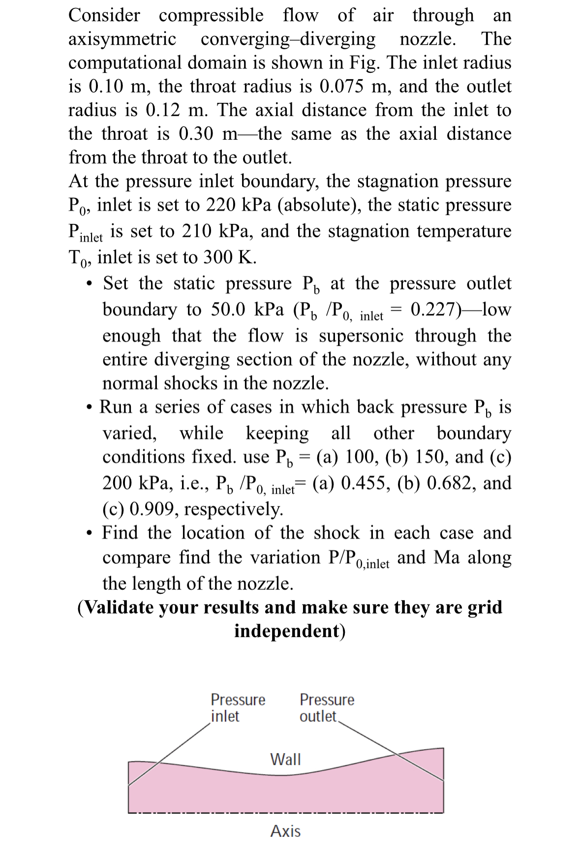 Solved Consider compressible flow of air through an | Chegg.com
