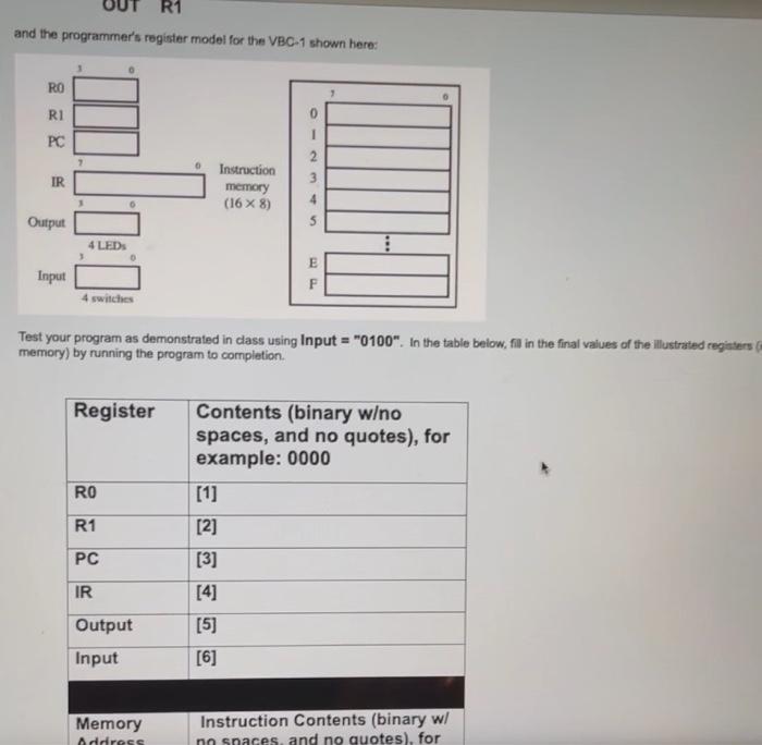 Solved Consider the following assembly language code, IN RO | Chegg.com