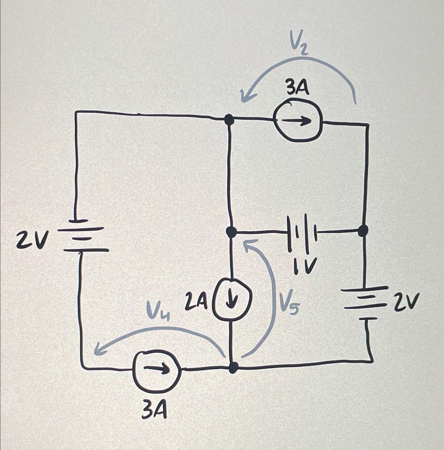 Solved Find V2, ﻿V4, ﻿V5. | Chegg.com