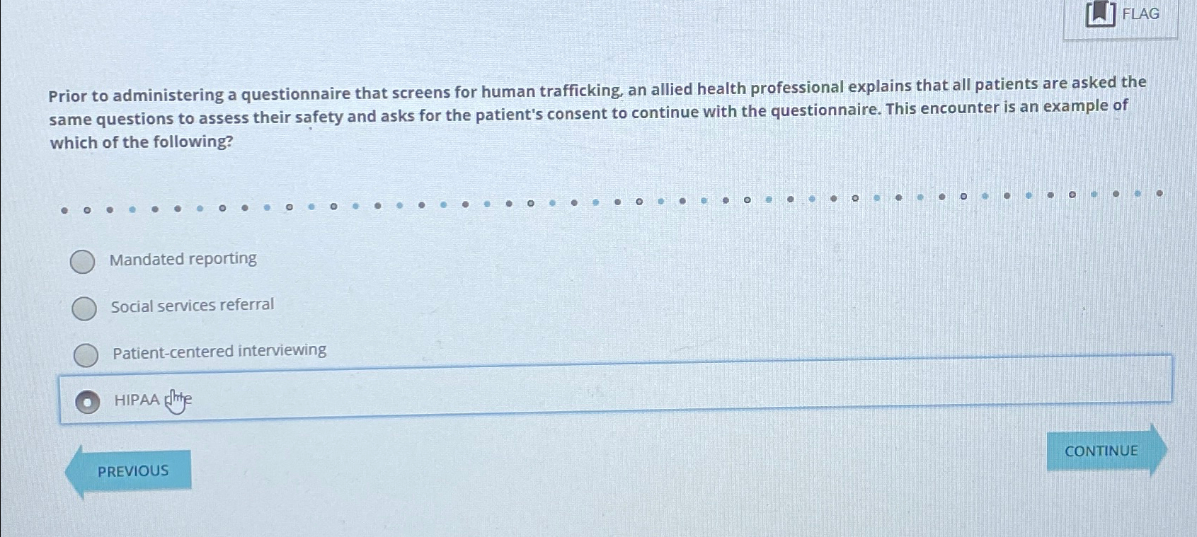 Solved FLAGPrior to administering a questionnaire that | Chegg.com