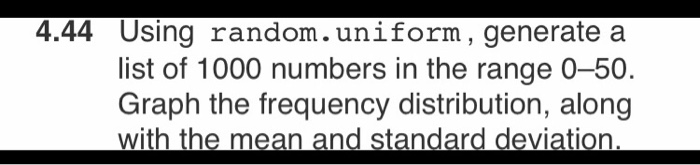 Solved 4.43 Modify the frequency chart function to draw a | Chegg.com