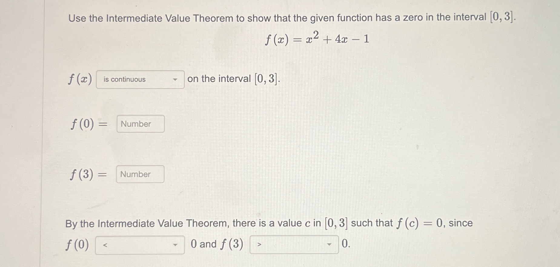 Solved Use the Intermediate Value Theorem to show that the | Chegg.com