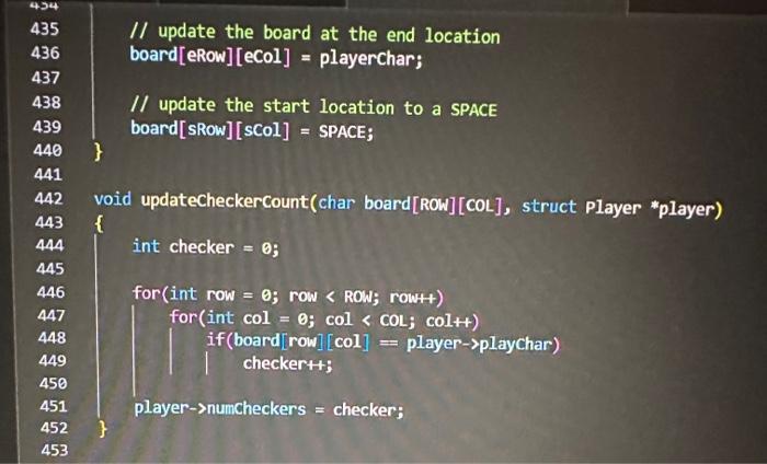 Solved a. Parameter list, add i. 2 -d chancter array (i.e., | Chegg.com