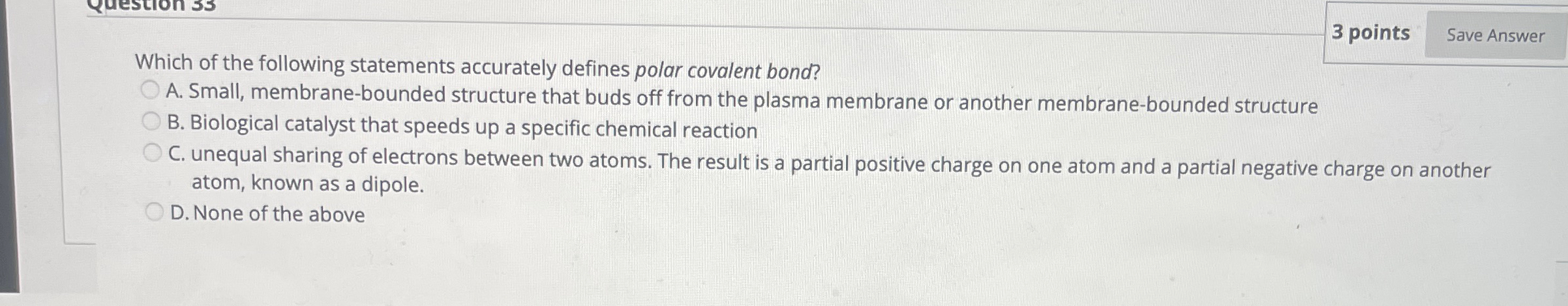 Solved 3 ﻿pointsWhich of the following statements accurately | Chegg.com