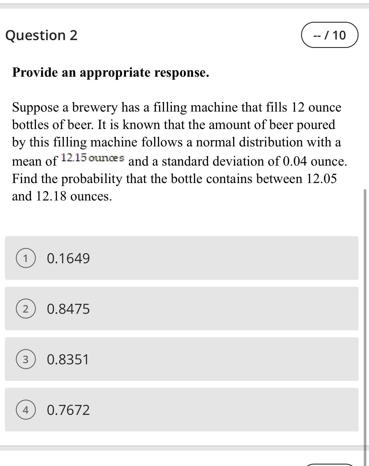 Question 2--10Provide an appropriate response.Suppose | Chegg.com