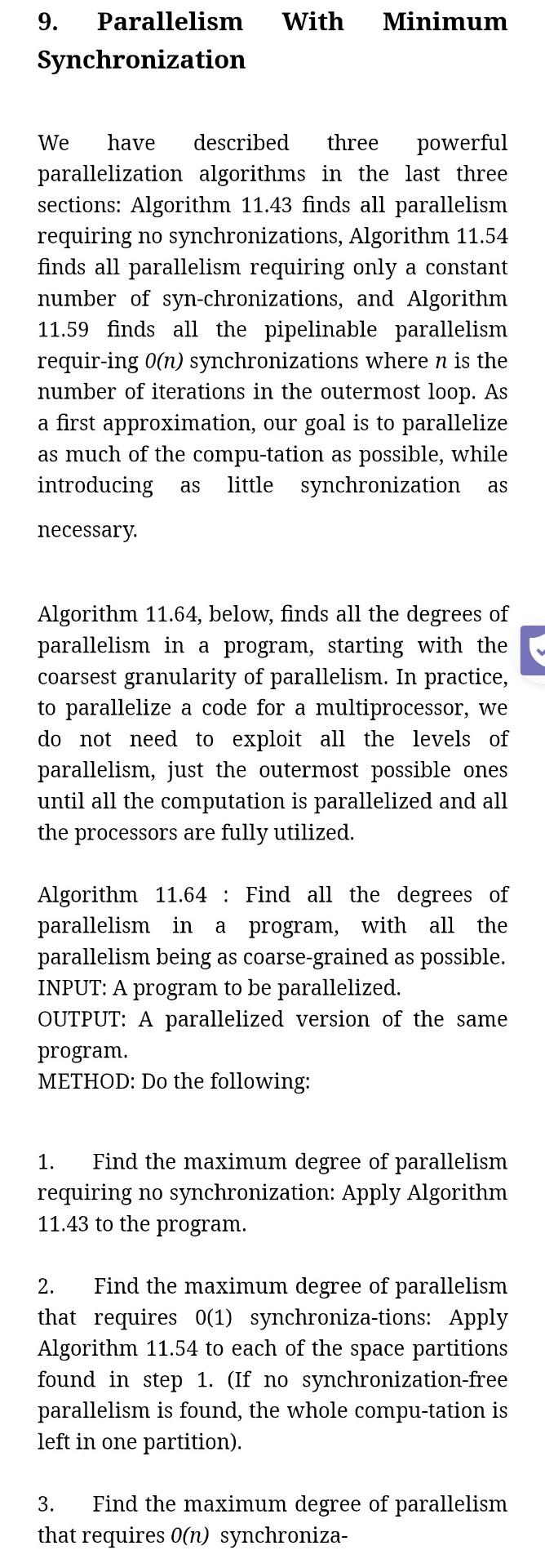 Solved tions. Apply Algorithm 11.59 to each of the | Chegg.com