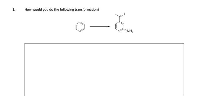 Solved 1. How would you do the following transformation? | Chegg.com
