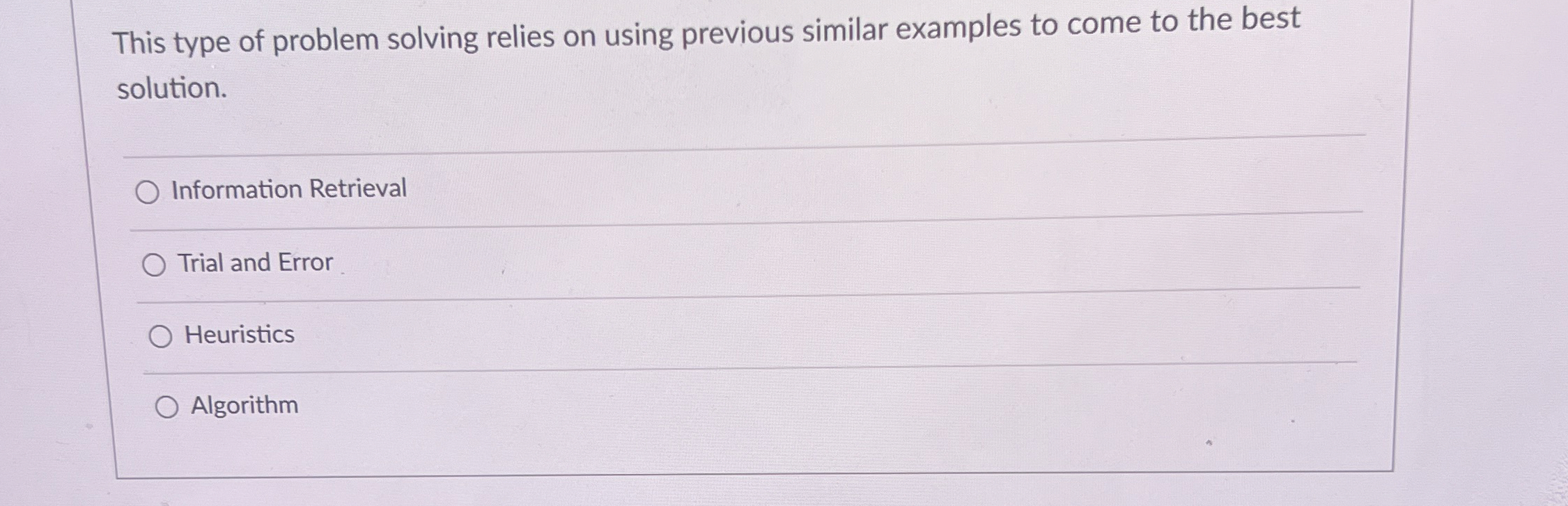 Solved This type of problem solving relies on using previous | Chegg.com