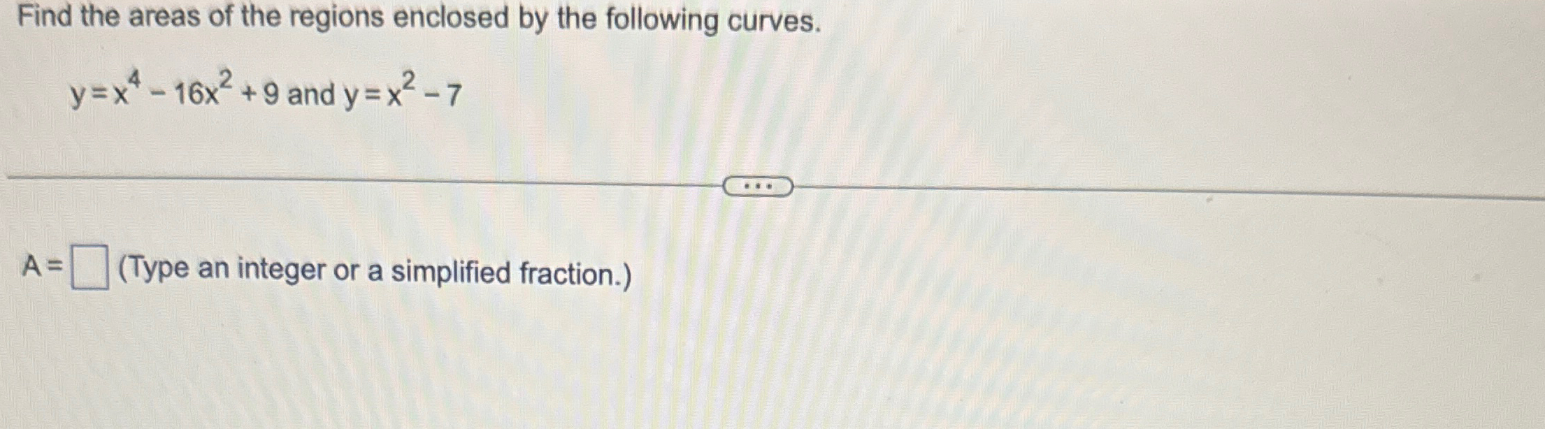 Solved Find the areas of the regions enclosed by the | Chegg.com