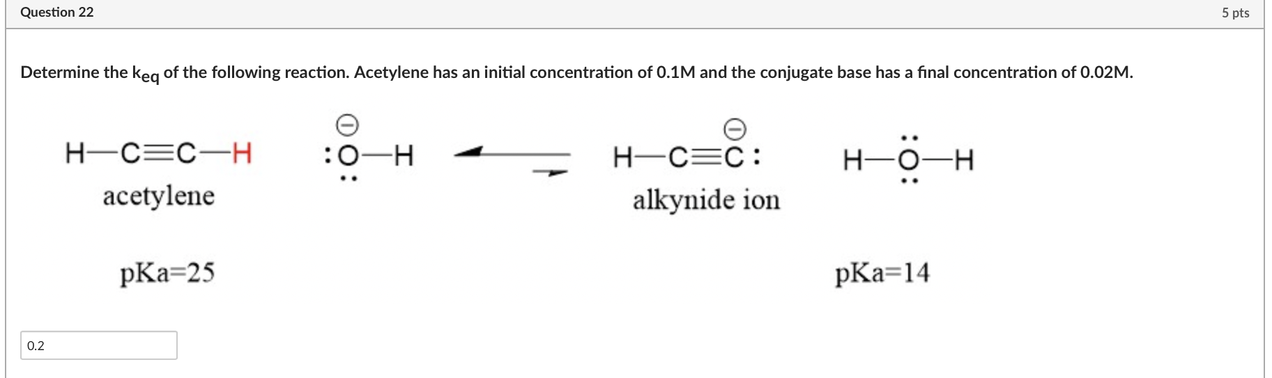 Solved Determine the keq of ﻿the following reaction. | Chegg.com