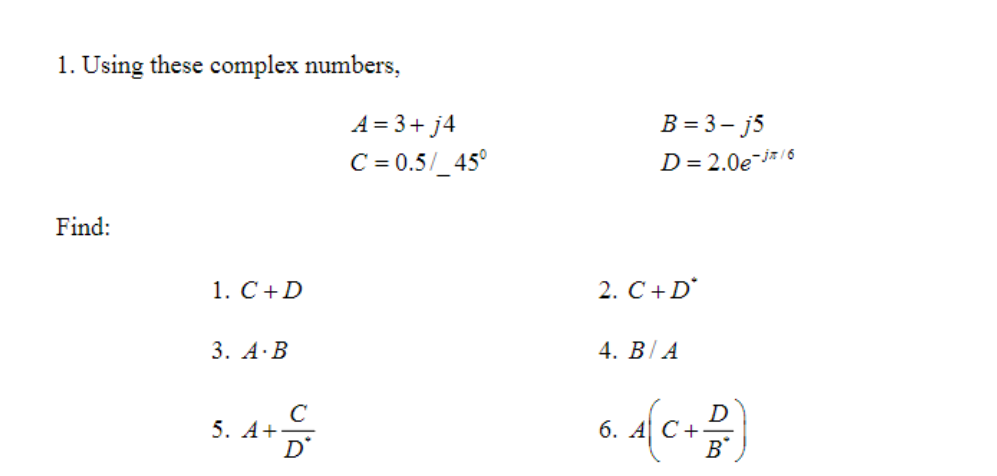Solved Using these complex | Chegg.com