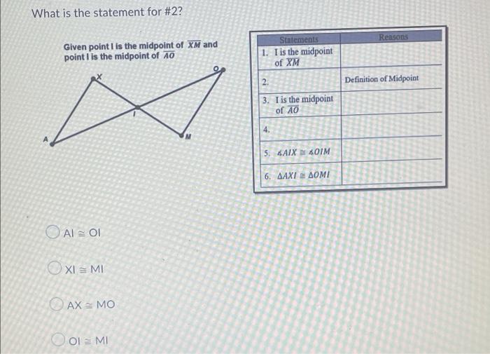 Solved What is the statement for #22 Reasons Given point is | Chegg.com