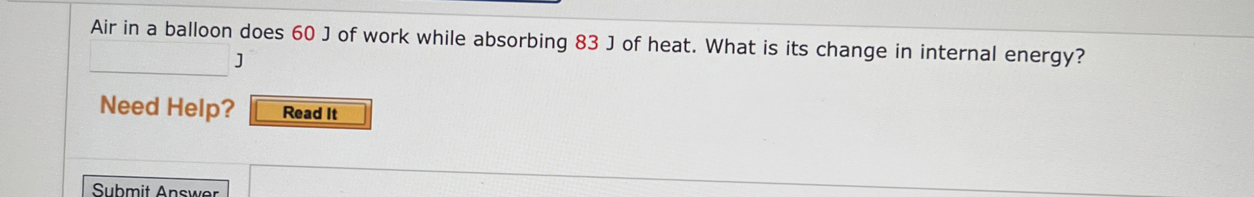 Solved Air in a balloon does 60 ﻿J of work while absorbing | Chegg.com