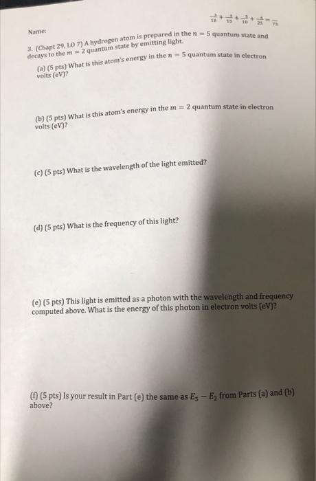 Solved 103+151+103+251=73 Name: 3. (Chapt 29, 10 7) A | Chegg.com