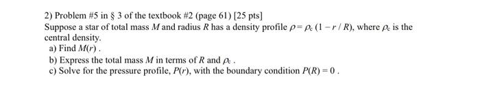 Solved 2) Problem #5 in &3 of the textbook \#2 (page 61) [25 | Chegg.com