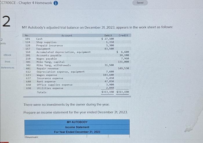 Solved CCT106CE - Chapter 4 Homework i 2 2 pints eBook Print | Chegg.com