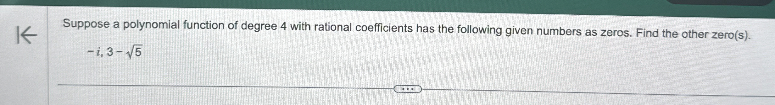 Solved Suppose a polynomial function of degree 4 ﻿with | Chegg.com