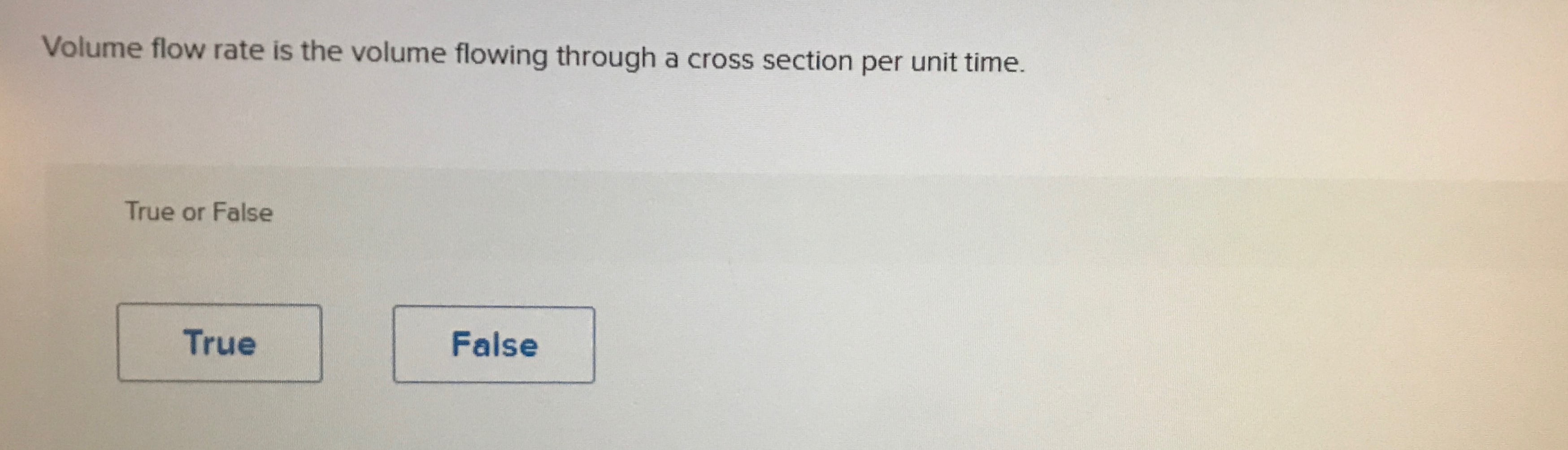 Solved Volume flow rate is the volume flowing through a | Chegg.com