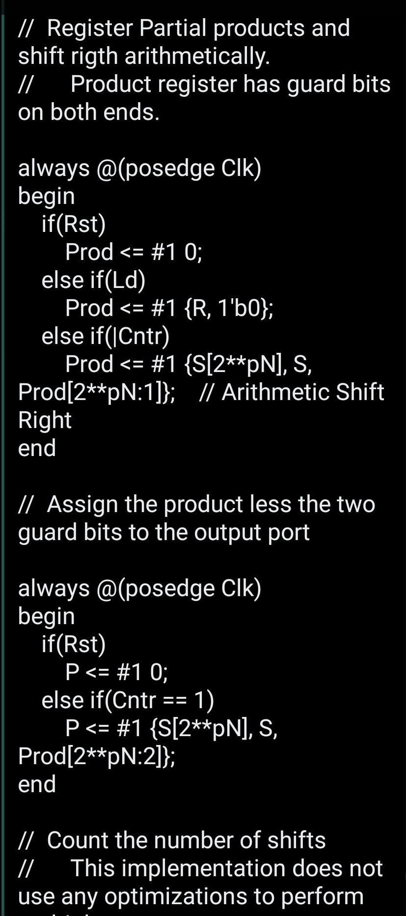 Solved `timescale 1ns / 1ps module Booth_Multiplier #( | Chegg.com