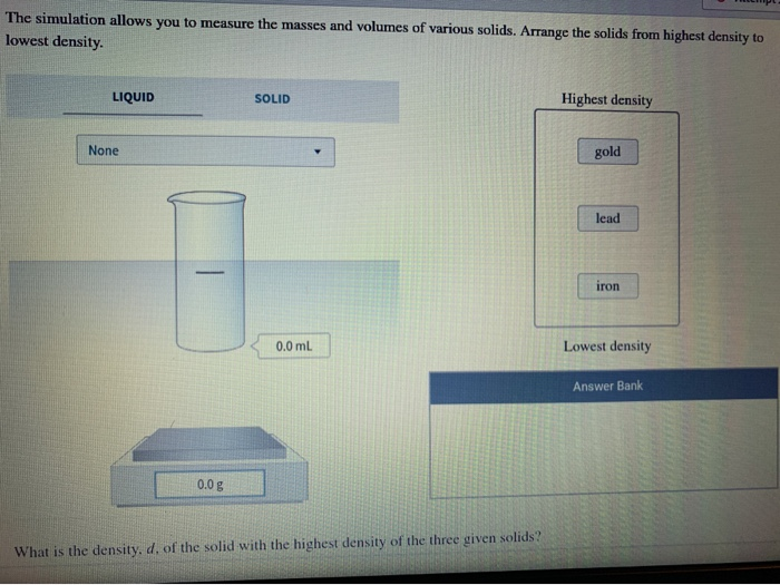 The simulation allows you to measure the masses and | Chegg.com