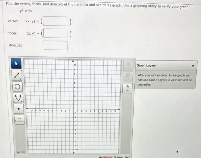 Solved Find the vertex, focus, and directrix of the parabola | Chegg.com