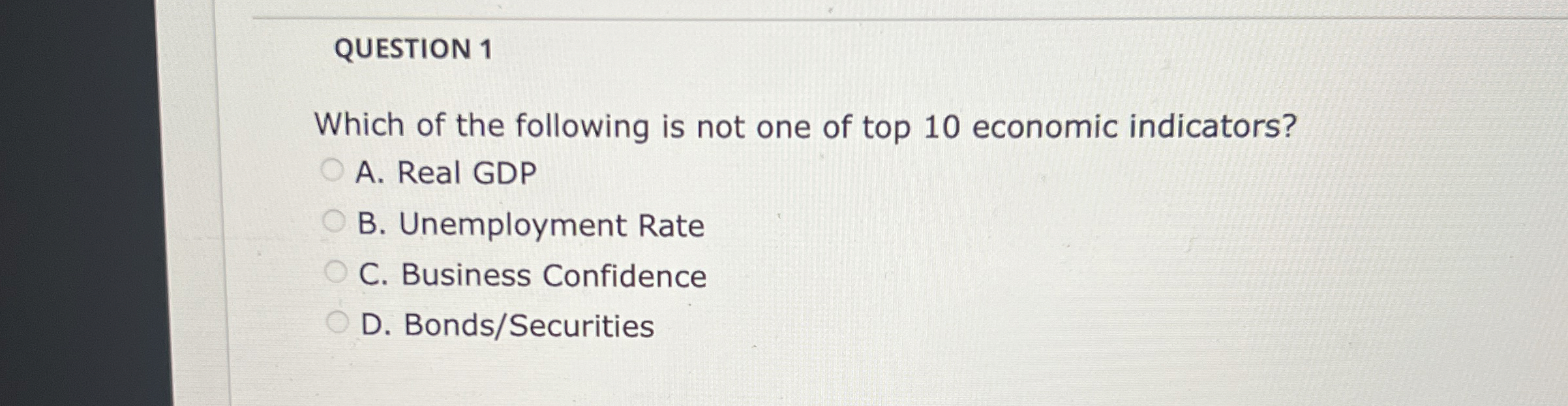 Solved QUESTION 1Which of the following is not one of top 10 | Chegg.com