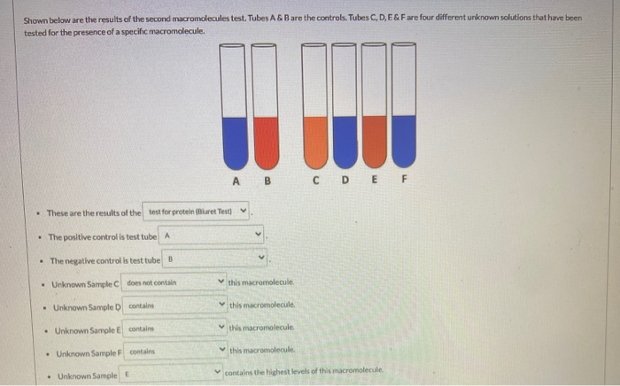 Solved Below are the results of three different tests for | Chegg.com