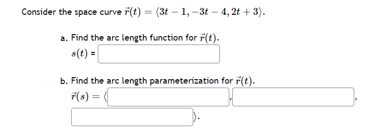 Solved Consider the space curve | Chegg.com