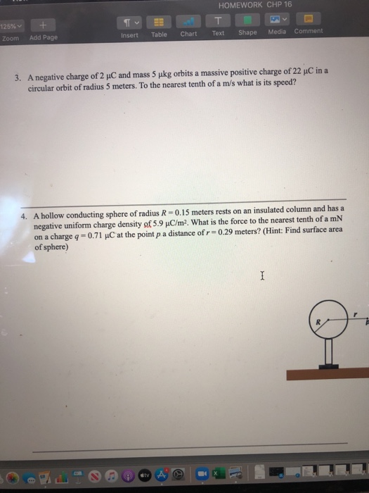 Solved HOMEWORK CHP 16 125% Zoom + Add Page Insert Table | Chegg.com