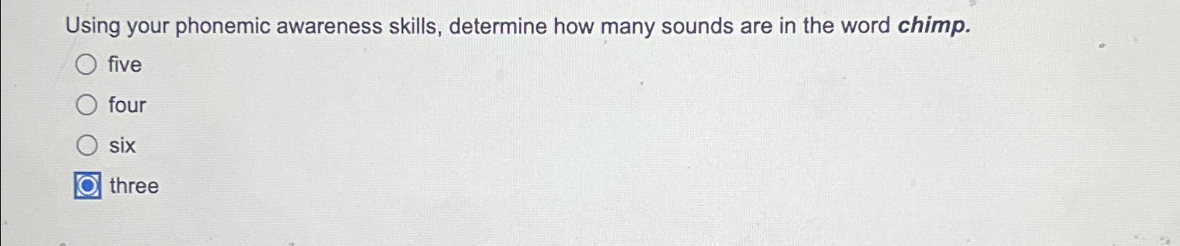 Solved Using your phonemic awareness skills, determine how | Chegg.com