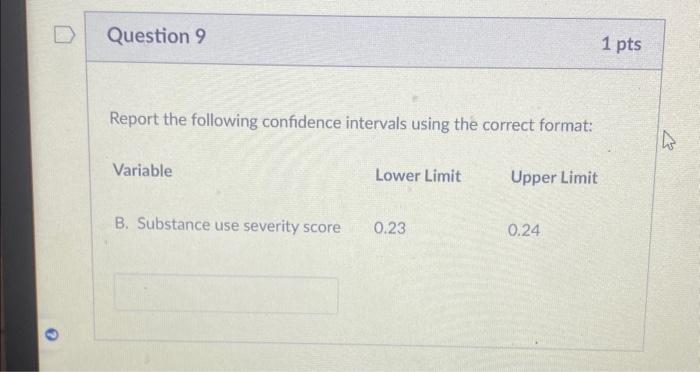 Solved Report the following confidence intervals using the | Chegg.com
