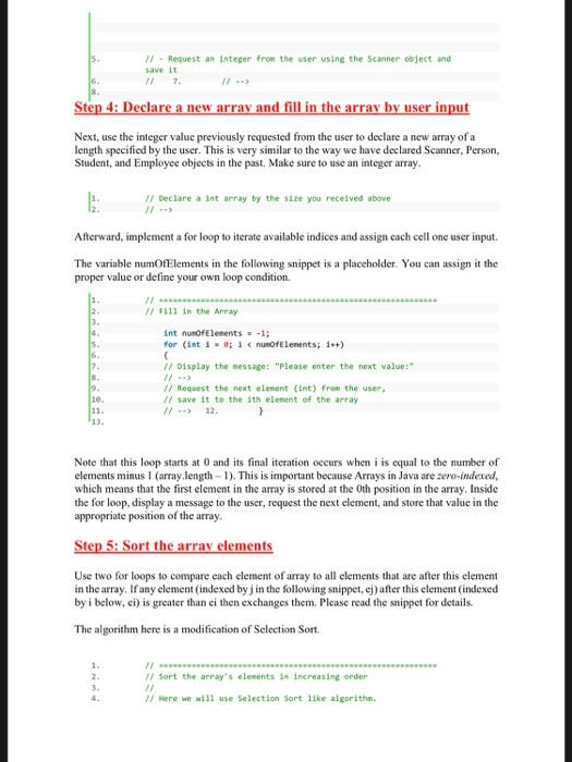 Solved What this Lab Is About: • • Use of the array and | Chegg.com
