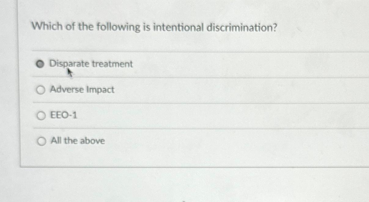 Solved Which of the following is intentional | Chegg.com