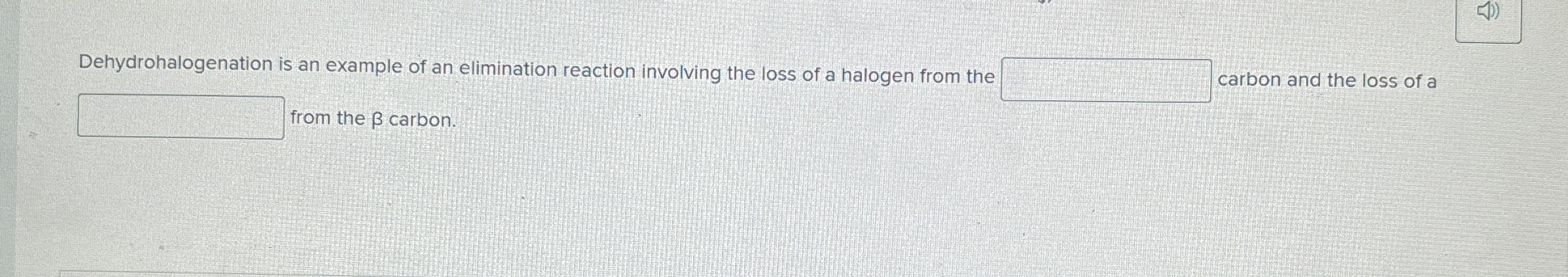 Solved Dehydrohalogenation is an example of an elimination | Chegg.com