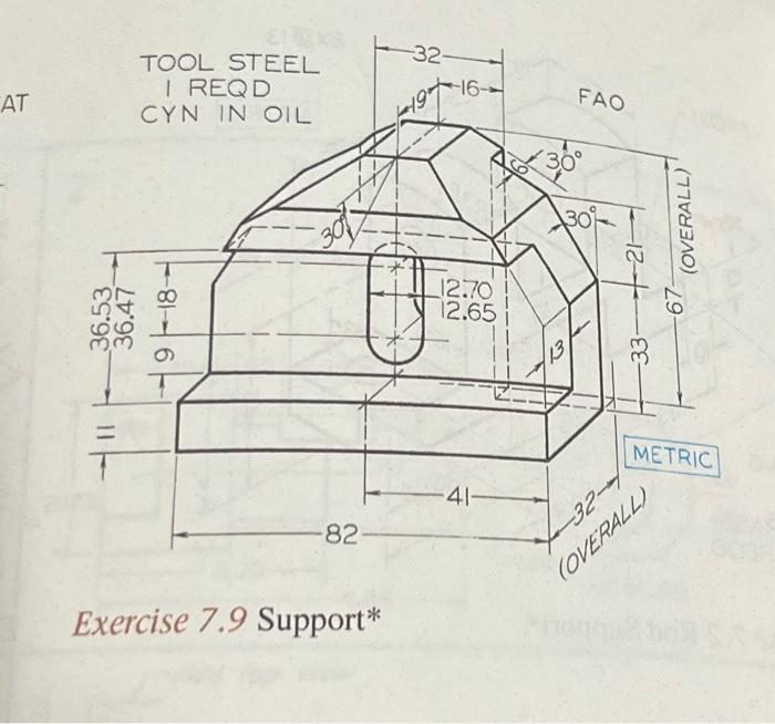 Solved AT 36.53 36.47 TOOL STEEL I REQD CYN IN OIL 816 -82 | Chegg.com