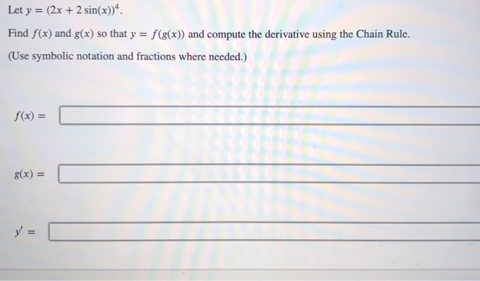Solved Calculate the derivatives (f(g(x)))' and (g(f(x)))' | Chegg.com